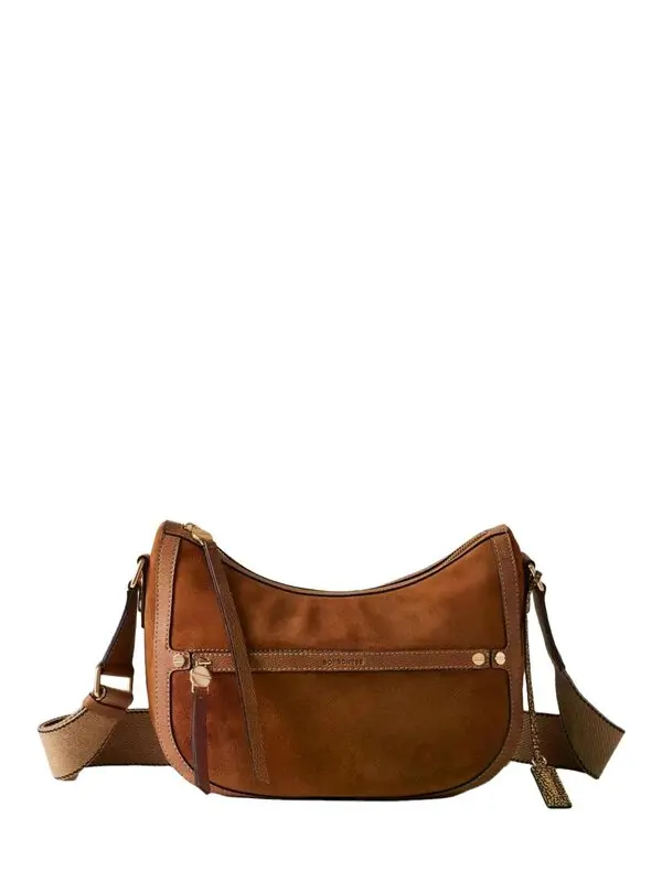 Borbonese Luna Zipped Cross-body Bag - Brown