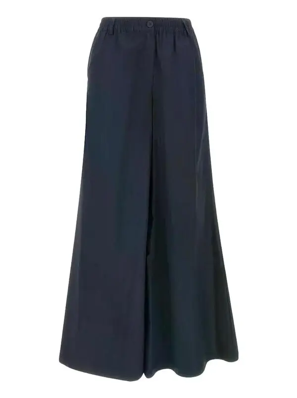 KAOS Button Palazzo Pants - Blue