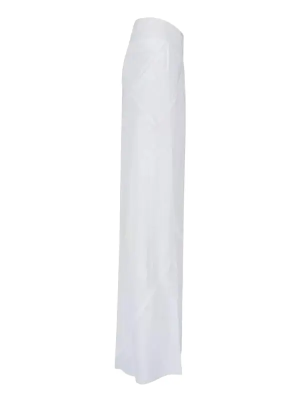 Rick Owens Panelled Wide-leg Trousers - White