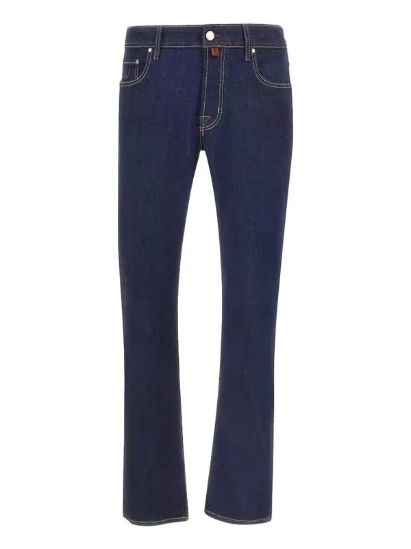 Jacob Cohen Bard Contrast-stitching Jeans - Blue