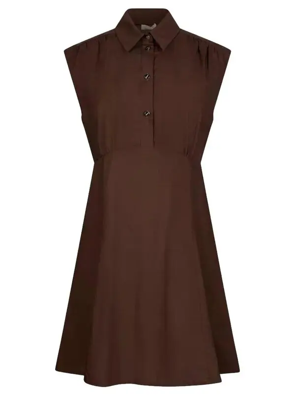 Liu Jo Collared Mini Dress - Brown