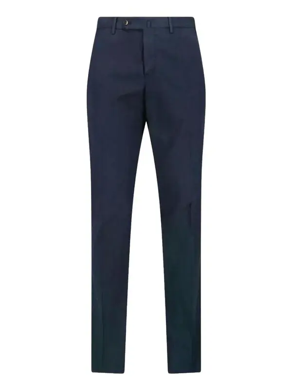 PT TORINO Button Trousers - Blue