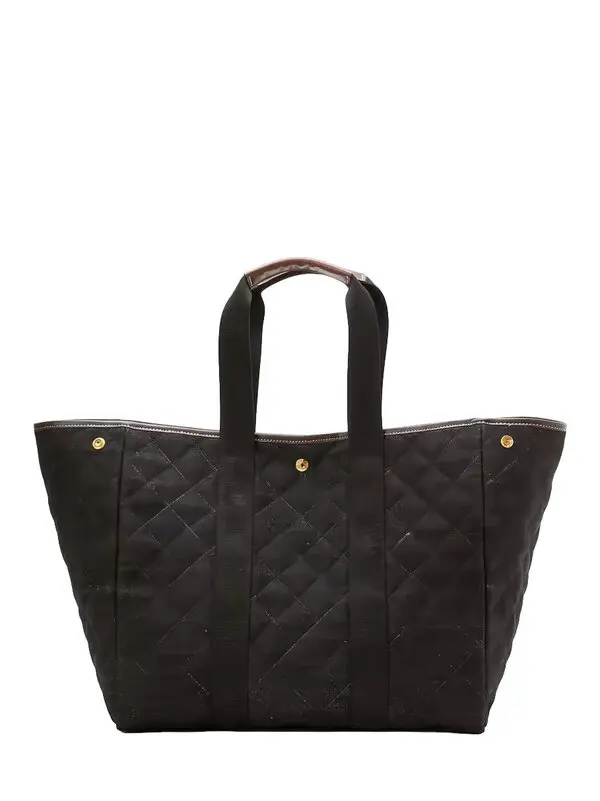 Rue De Verneuil Quilted Tote Bag - Black