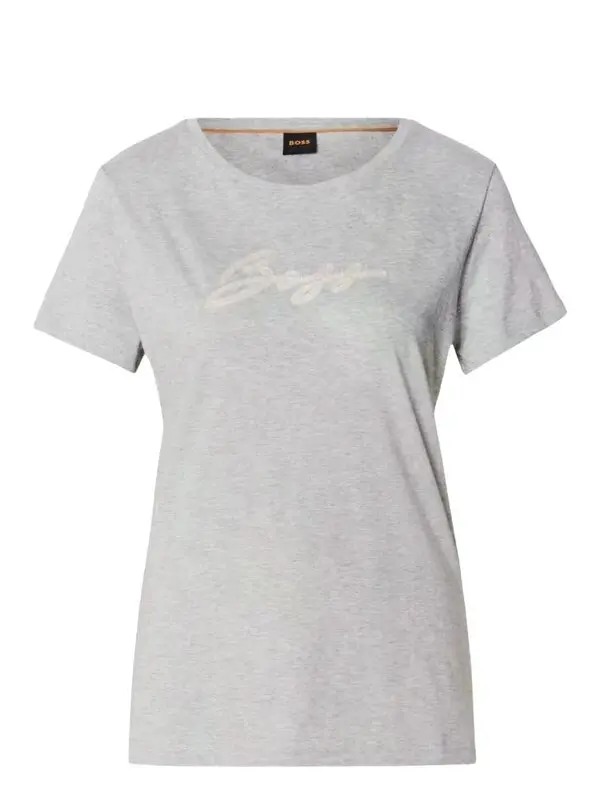 BOSS Cotton Logo T-shirt - Grey