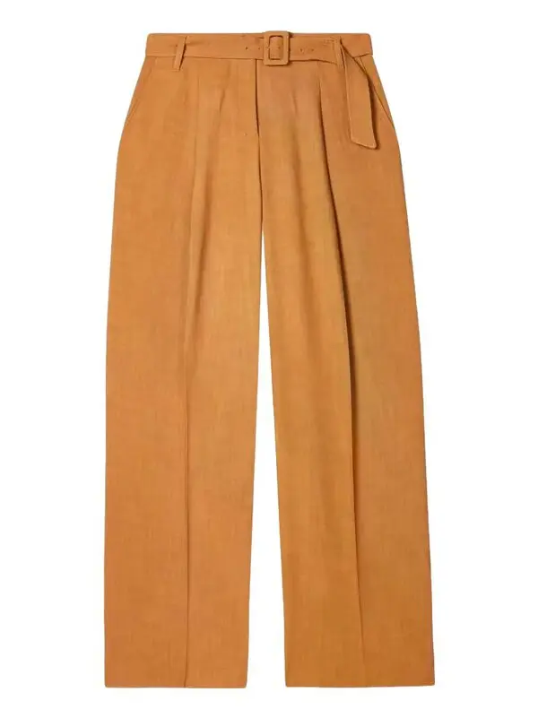 Paul Smith Pleated Wide-leg Trousers - Neutrals