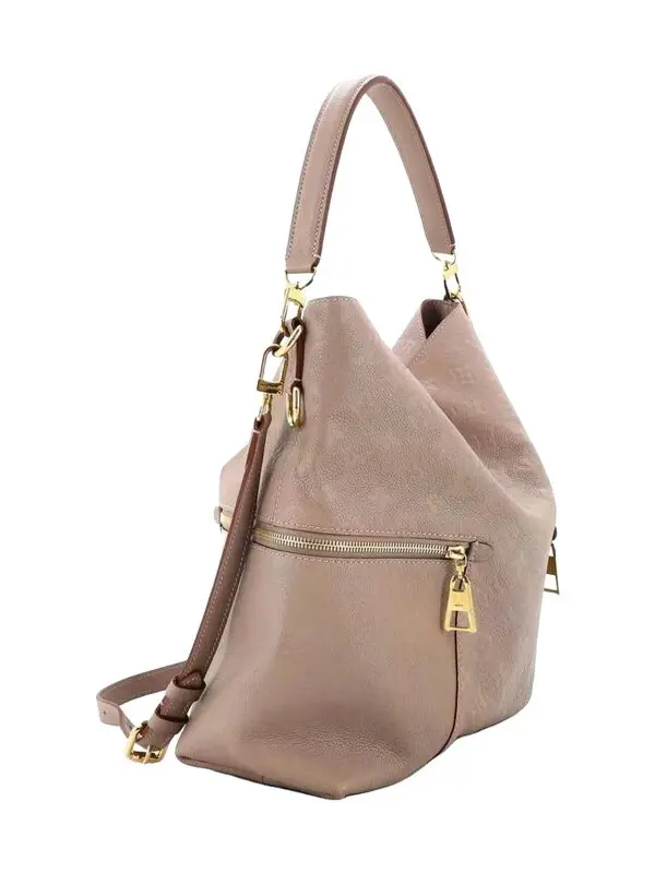 LOUIS VUITTON Melie Handbag Monogram Empreinte Leather Hobo Bag - Neutrals
