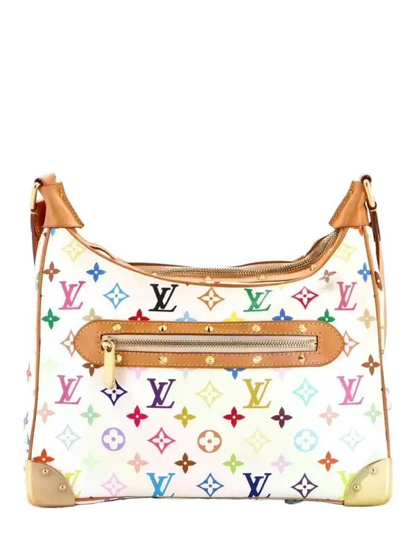 LOUIS VUITTON Boulogne Handbag Monogram Multicolor Hobo - White