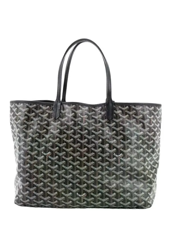 Goyard Saint Louis Coated Canvas Pm Tote Bag - Black