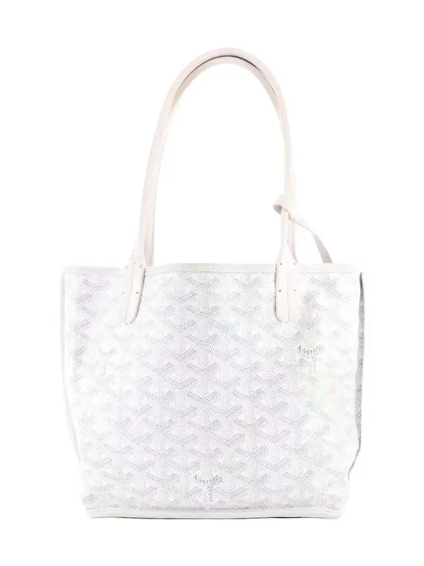 Goyard Anjou Reversible Mini Satchel - White