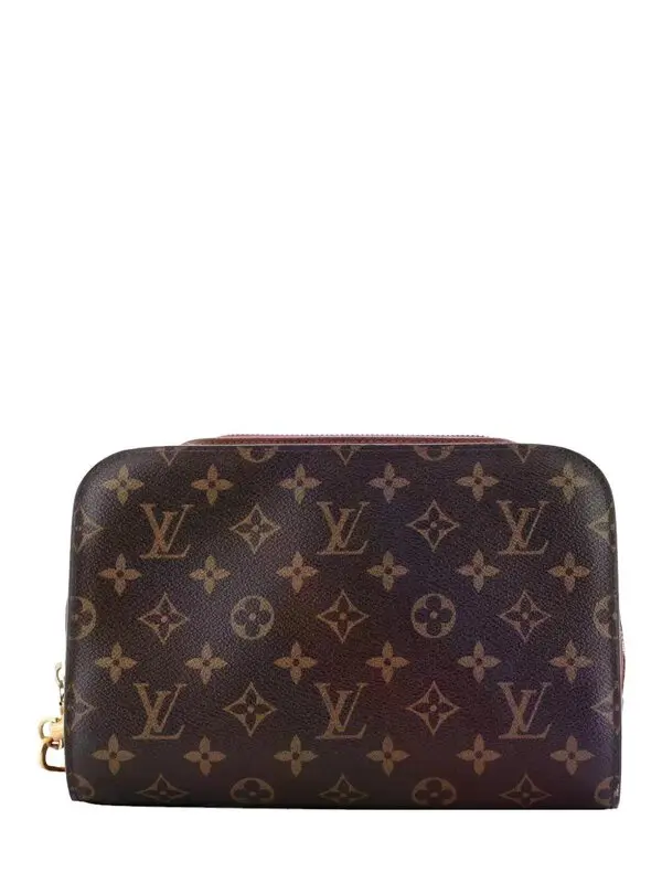 LOUIS VUITTON Pochette Orsay Monogram Canvas Clutch - Brown