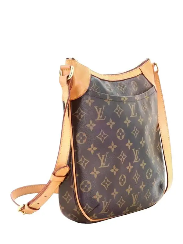 LOUIS VUITTON Odeon Pm Monogram Canvas Crossbody Bag - Brown