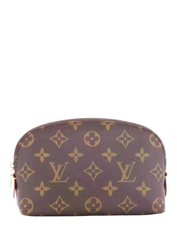 LOUIS VUITTON Monogram Canvas Cosmetic Pouch - Brown