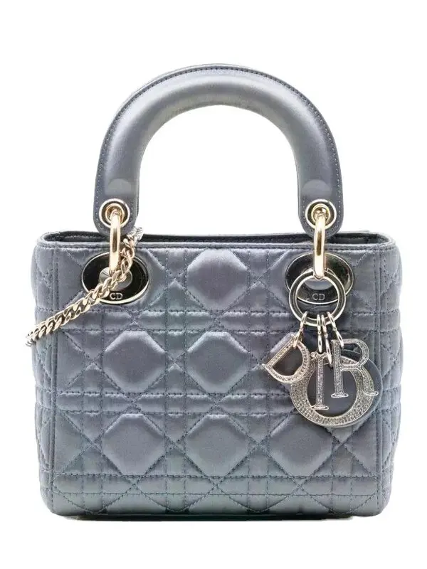 Dior 2019 Mini Lady Satchel - Grey