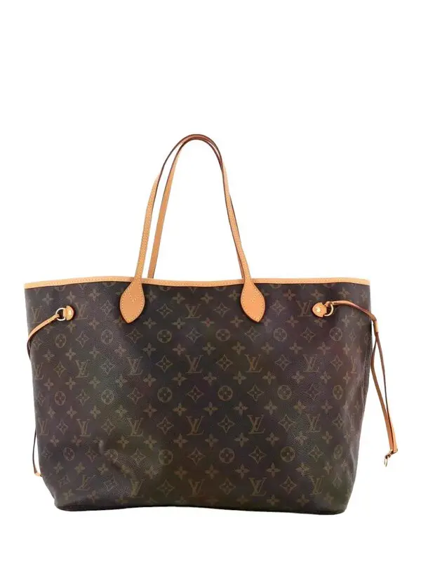 LOUIS VUITTON Neverfull Monogram Canvas Gm Tote Bag - Brown