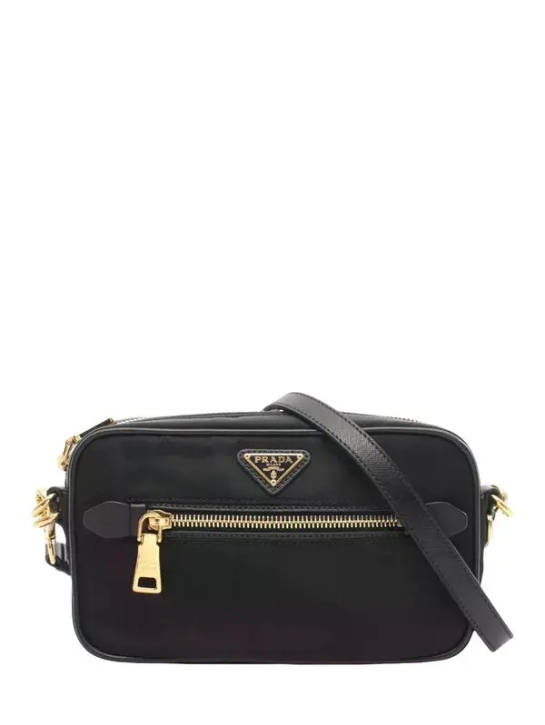 Prada 2000-2013 Tessuto Camera Crossbody Bag - Black