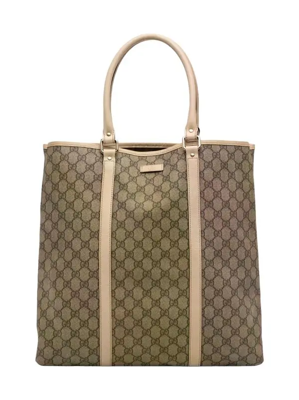 Gucci Gg Supreme Joy Vertical Tote Bag - Brown