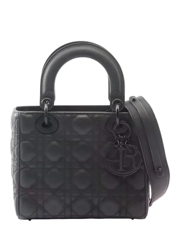 Dior 2010-2026 Small Cannage Lady Handbag - Black