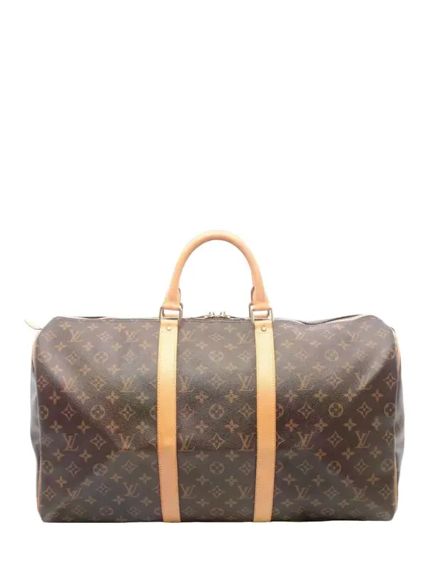 LOUIS VUITTON 2006 Monogram Keepall 50 Travel Bag - Brown