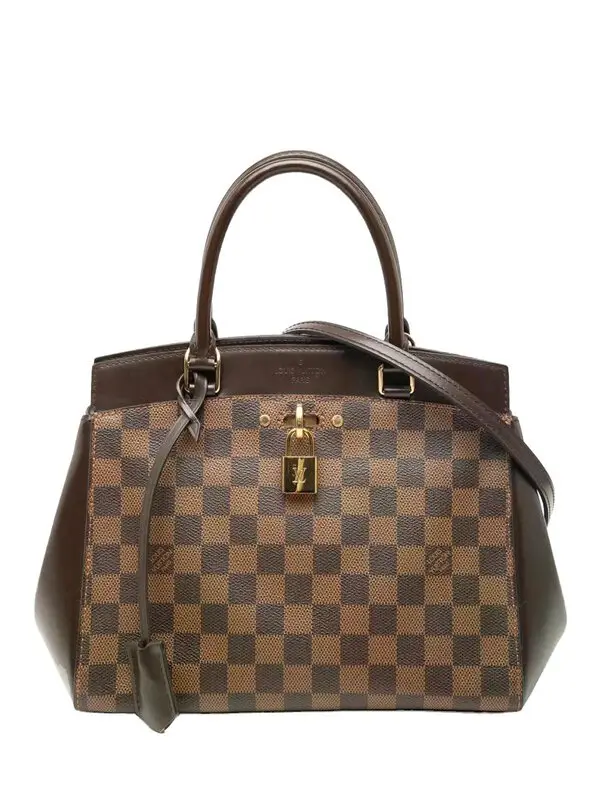LOUIS VUITTON Damier Ebene Rivoli Pm Satchel - Brown
