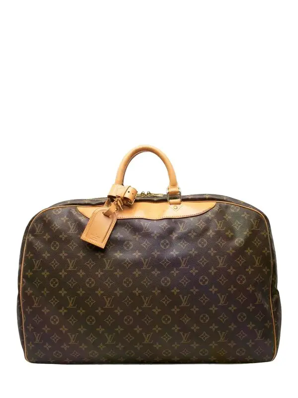 LOUIS VUITTON 1995 Monogram Alize Poches Travel Bag - Brown