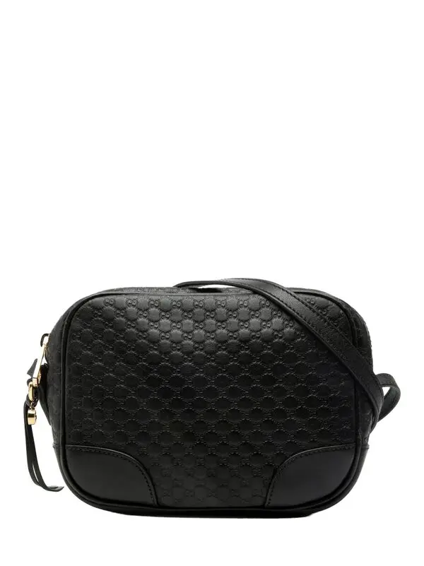 Gucci Microssima Bree Crossbody Bag - Black
