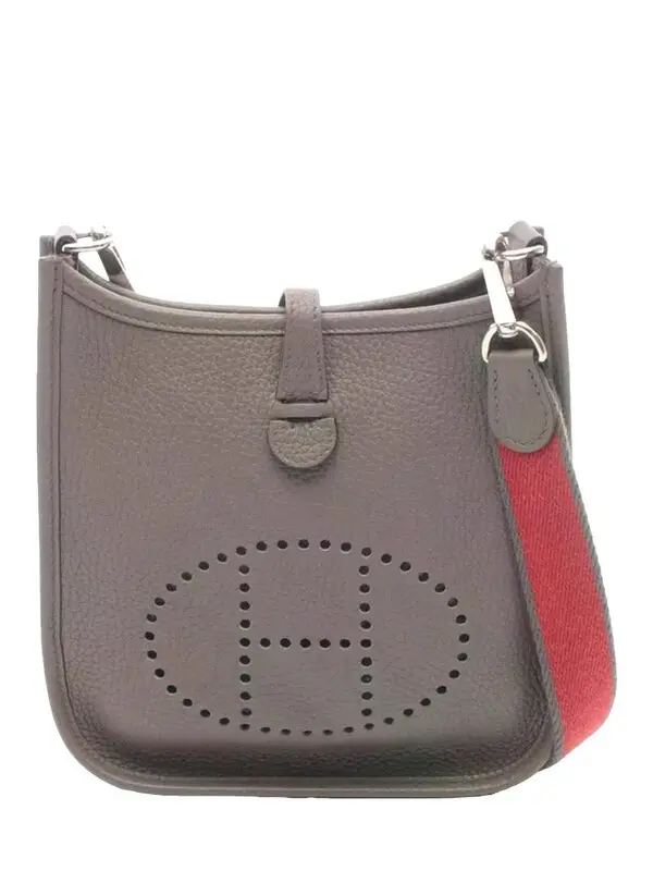 Hermès 2016 Clemence Evelyne Tpm Crossbody Bag - Grey