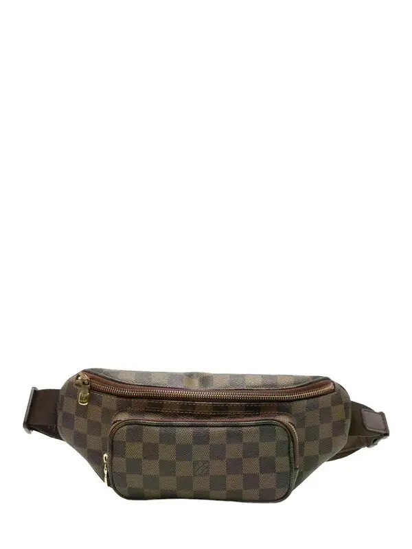 LOUIS VUITTON 2006 Damier Ebene Melville Belt Bag - Brown