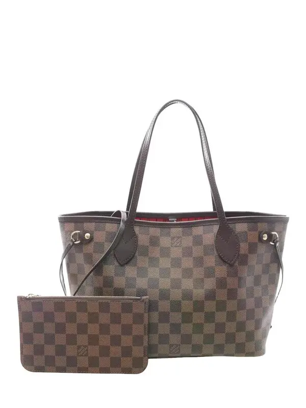LOUIS VUITTON 2021-2026 Damier Ebene Neverfull Pm Tote Bag - Brown