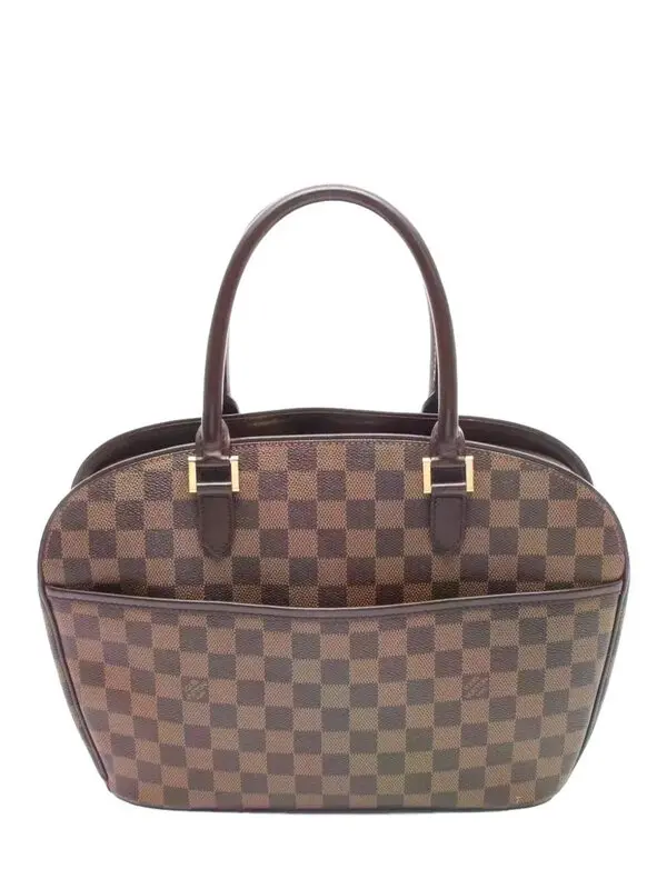 LOUIS VUITTON Damier Ebene Sarria Horizontal Handbag - Brown
