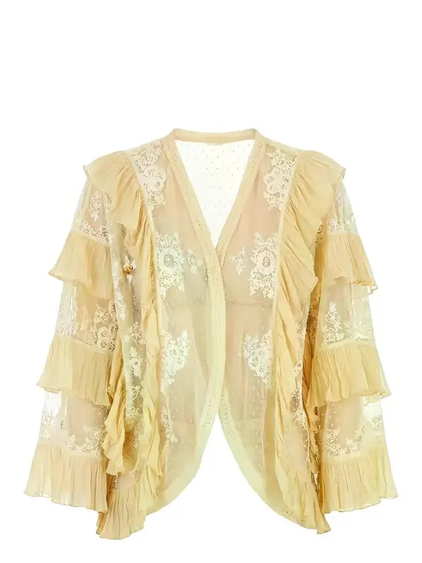 ANIYE BY Ruffled Jacket - Neutrals