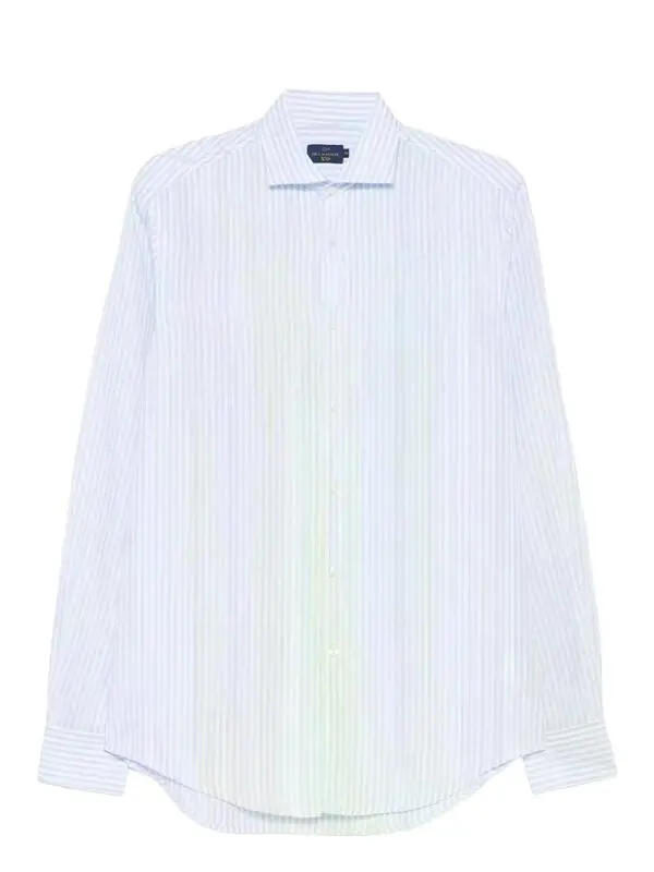 Paul & Shark Striped Buttoned Shirt - Blue