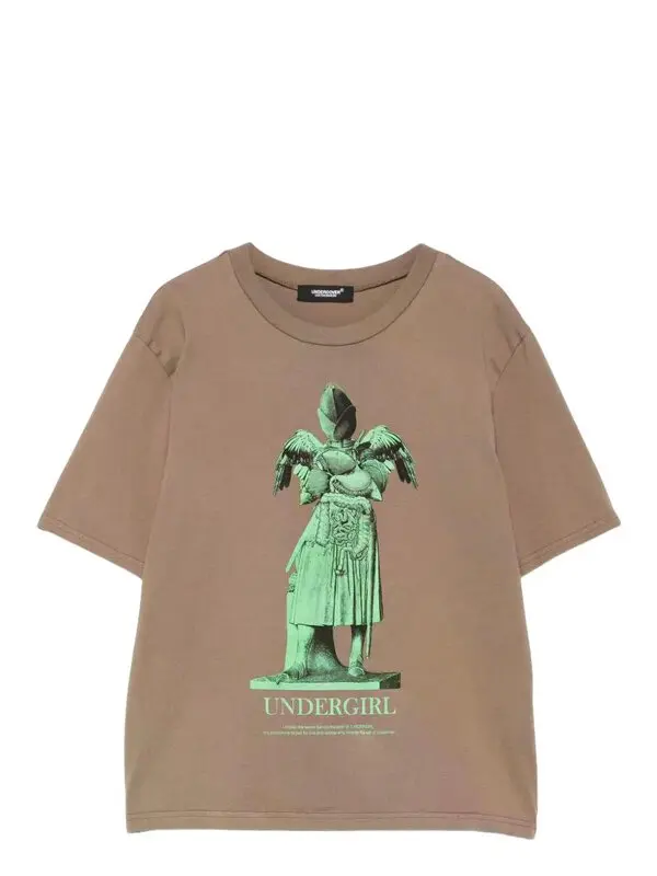 Undercover Graphic-print T-shirt - Brown