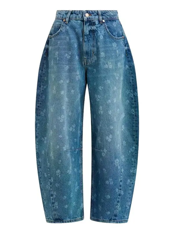 Essentiel Antwerp Floral-print Jeans - Blue