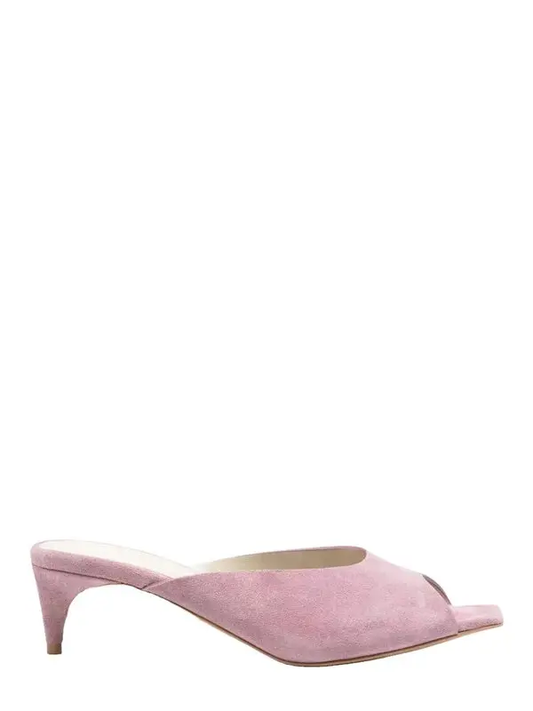 TELA Square-toe Slippers - Pink