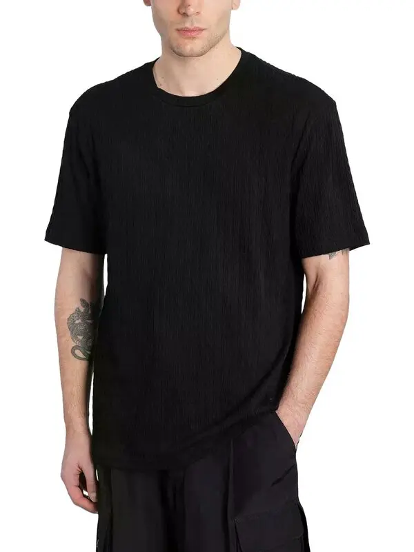 Giorgio Armani Textured T-shirt - Black