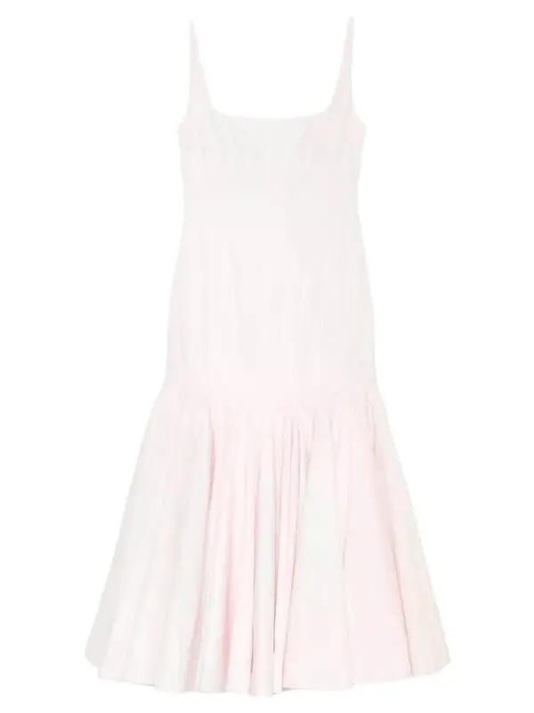 Jacquemus Agave Flared Midi Dress - Pink
