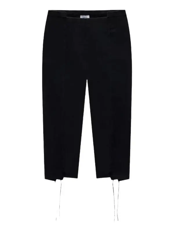 Vetements Cut-up Capri Trousers - Black