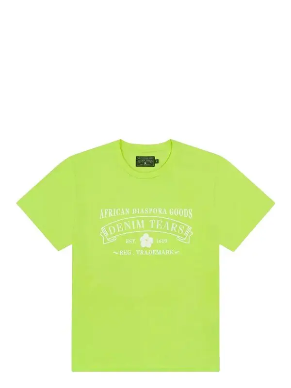DENIM TEARS Adg Logo-graphic T-shirt - Green