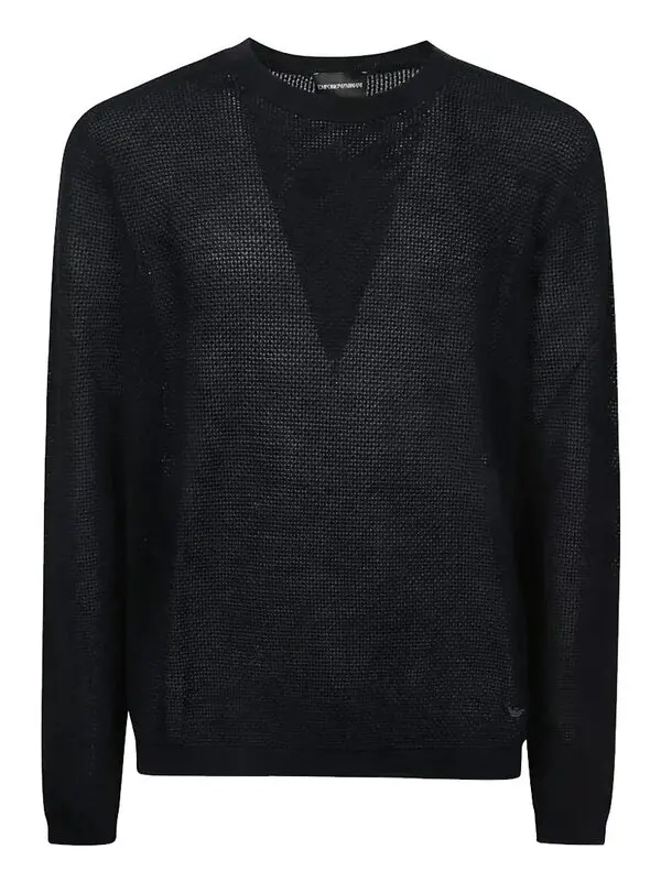 Emporio Armani V-neck Pullover - Blue