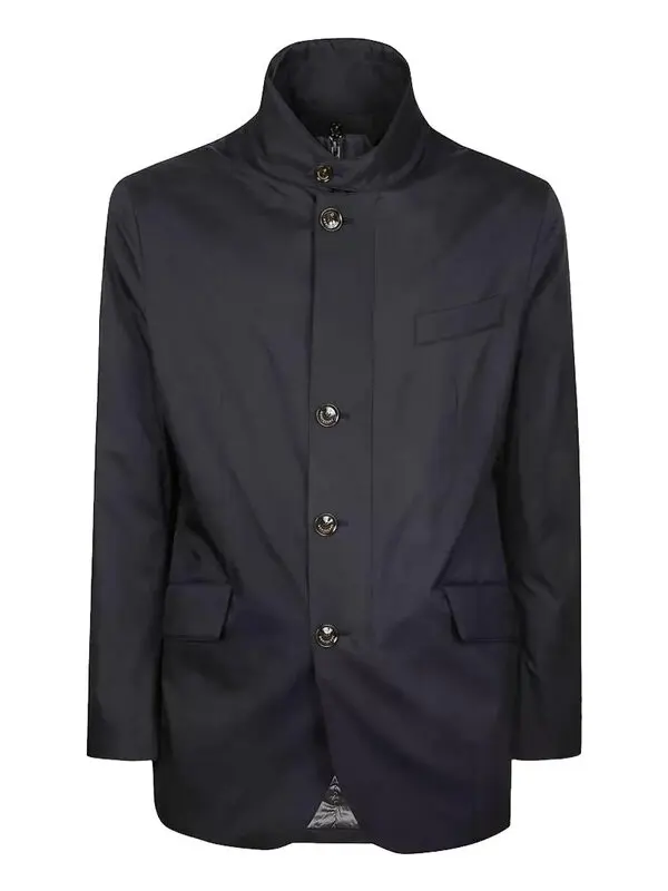 MONTECORE Button Shirt Jacket - Blue