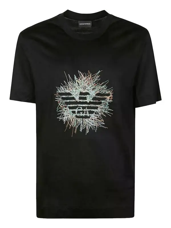 Emporio Armani Graphic T-shirt - Black