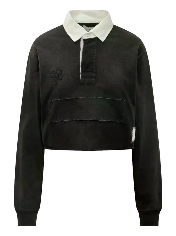 WOC Appliqué Dublino Polo - Black