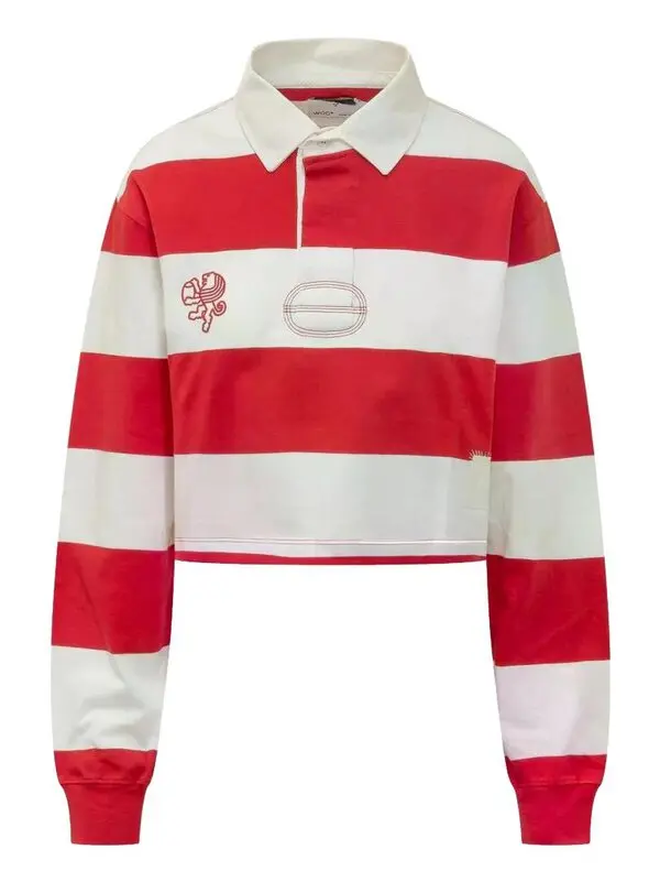 WOC Striped Polo - Red