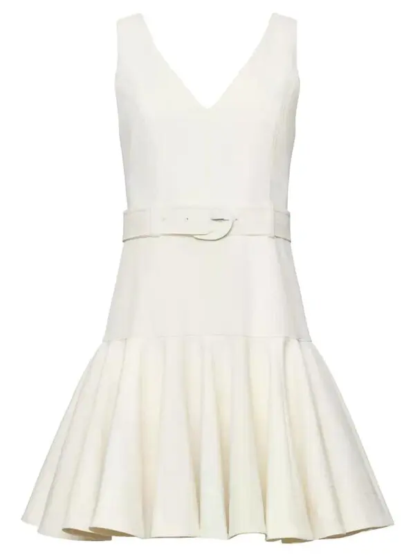 Cinq À Sept Maeva Belted Dress - White
