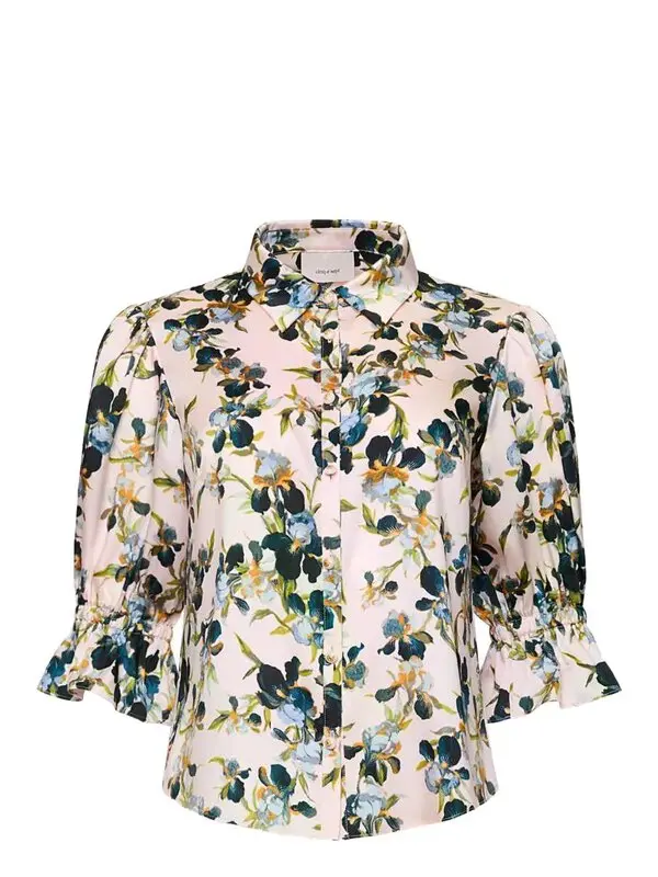 Cinq À Sept Fiona Floral-print Shirt - Pink