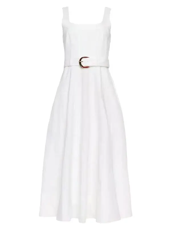 Cinq À Sept Cambree Denim Dress - White