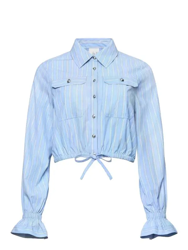 Cinq À Sept Striped Prezley Shirt - Blue