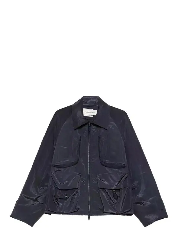 FENG CHEN WANG Cargo Pockets Jacket - Blue