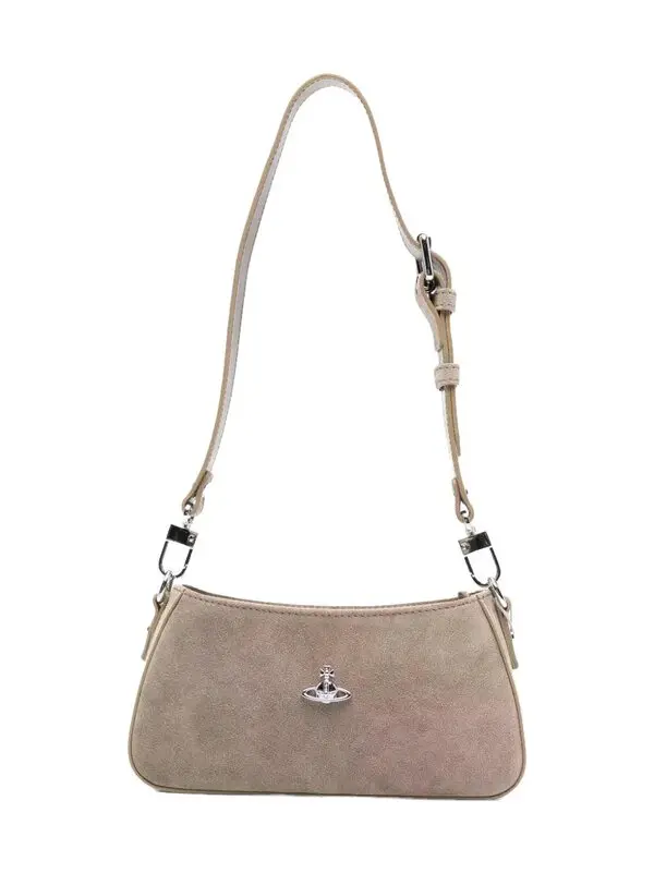 VIVIENNE WESTWOOD Shoulder Bag With Orb Detail - Neutrals