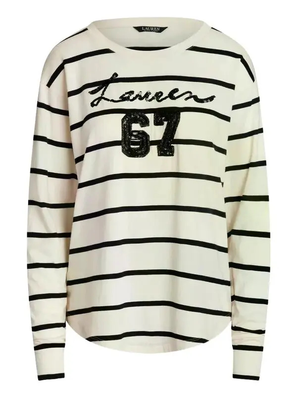 Ralph Lauren Striped Long-sleeve T-shirt - Neutrals